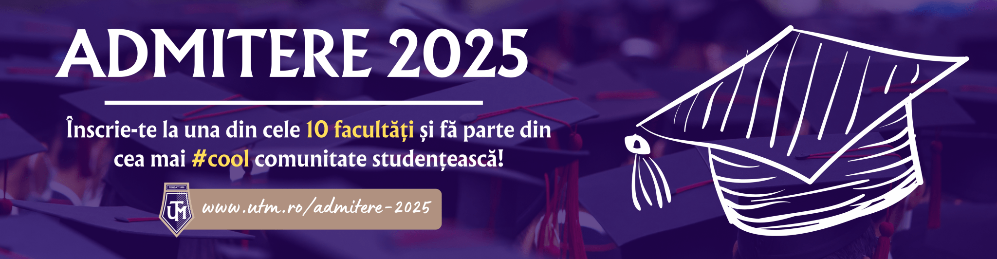 Admitere 2025 - Webiste UTM RO - Titu Maiorescu University