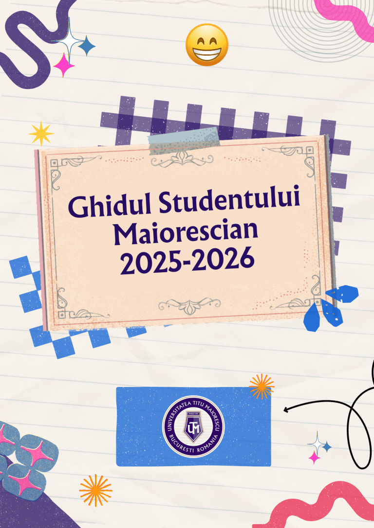 Ghidul Studentului Maiorescian (UTM) 2025-2026 - Titu Maiorescu University