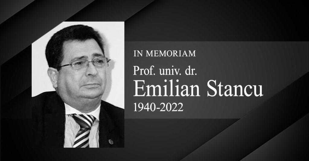 TITU MAIORESCU UNIVERSITY REGRETS THE DEPARTURE OF PROFESSOR EMILIAN ...